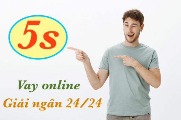 Vay 5s vay tiền online nhanh chỉ cần CMND